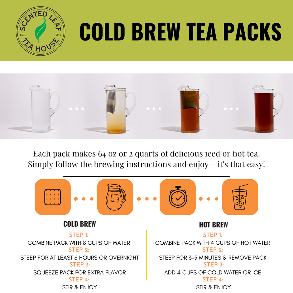 Cold Brew Tea - Shop All Varieties & Scented Leaf Tea House